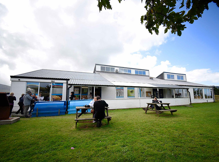 Staffin Community Hall contains a Hall Gym Shop Cafe Exhibition Space ...